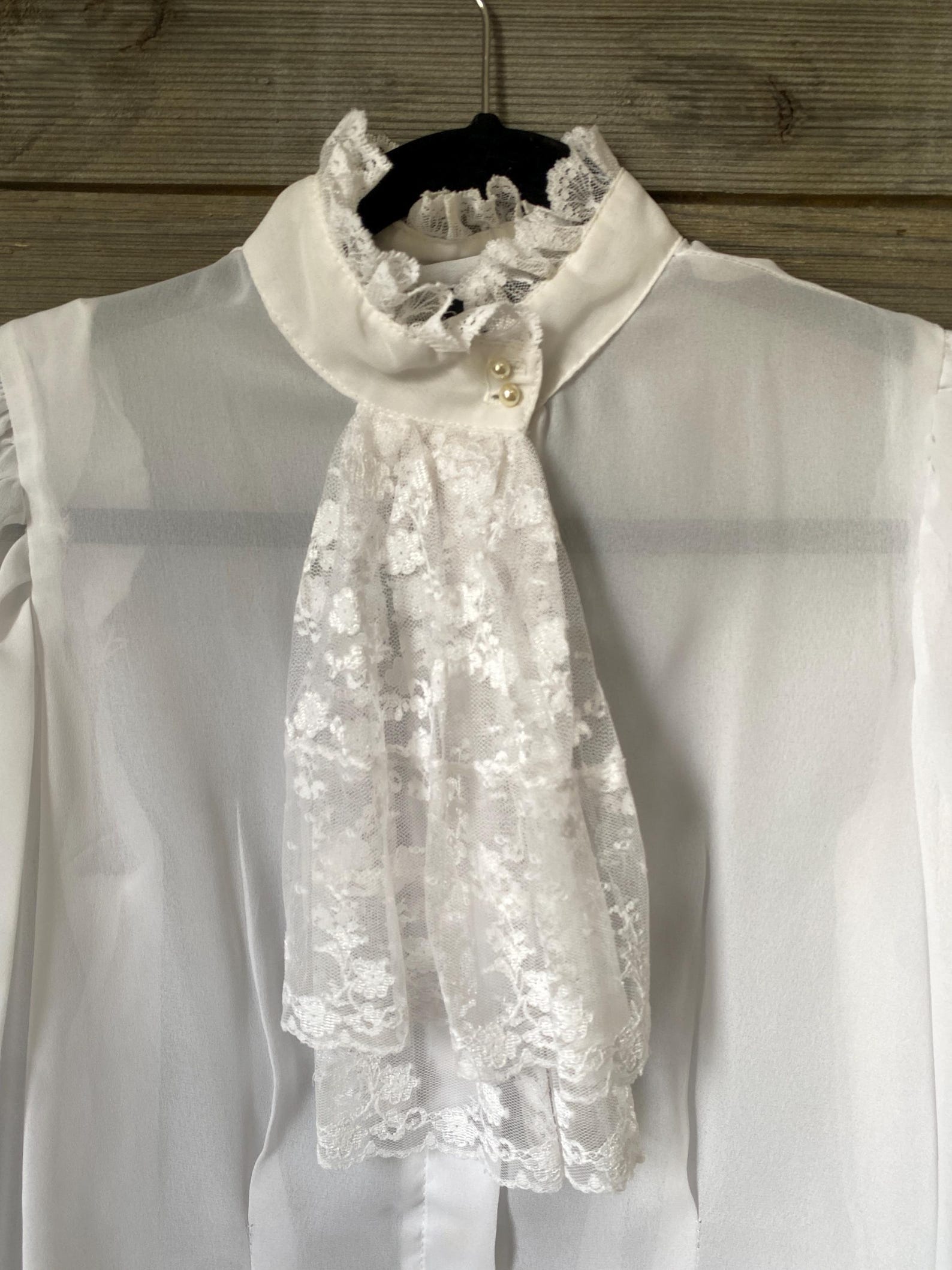 Vintage Victorian Cottagecore Bridgerton Style White Blouse With Puffed ...