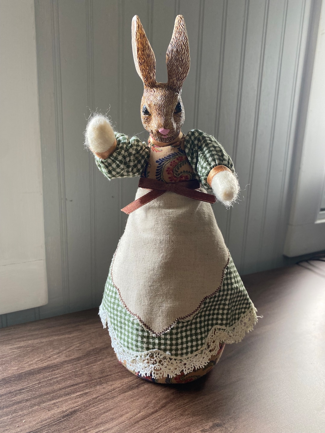 Vintage Bunny Doll Rabbit Anthropomorphic Cottagecore Doll - Etsy