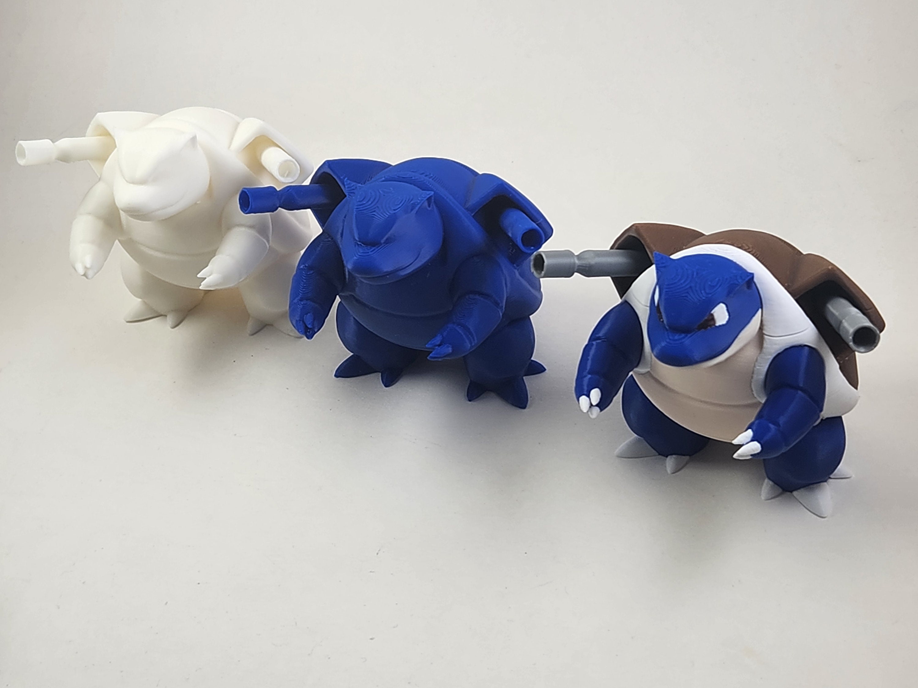 3D Printed Pokemon Action Figure Blastoise 3in, 5in, 7in - Etsy