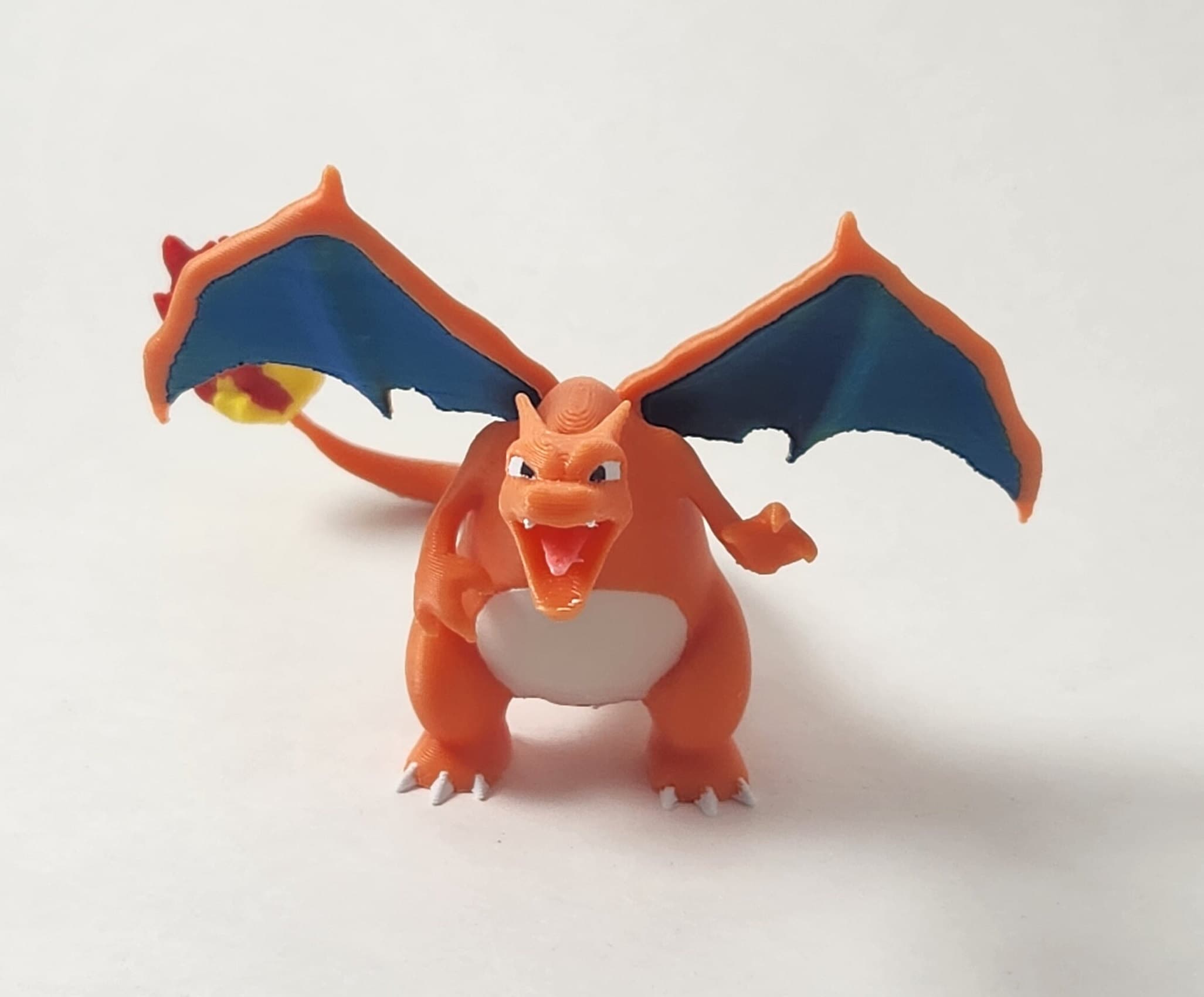 3D Printed Pokemon Action Figure Charizard 3in, 5in, 7in - Etsy
