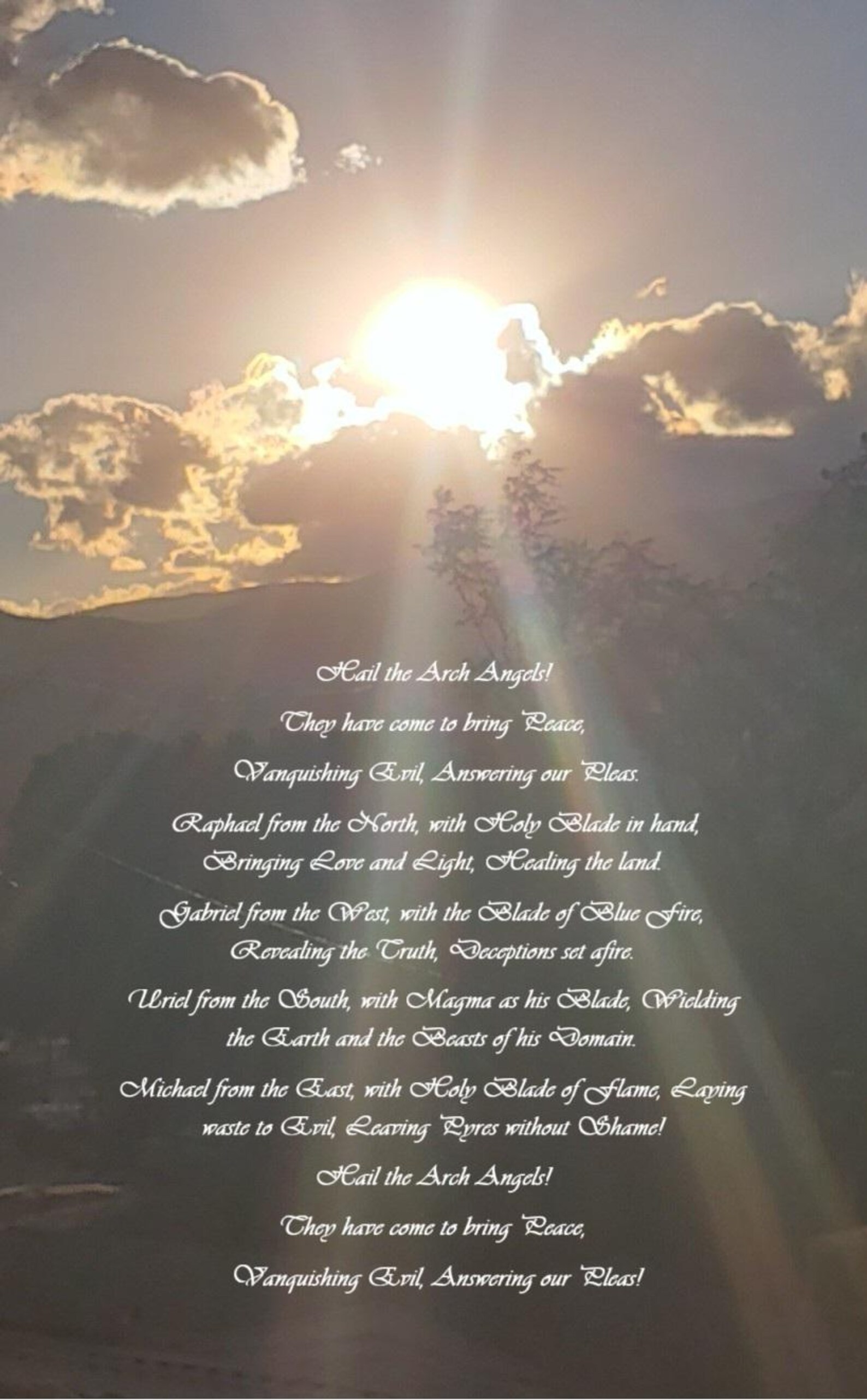 Arch Angels' Talismans Printed and Blessed for You. - Etsy