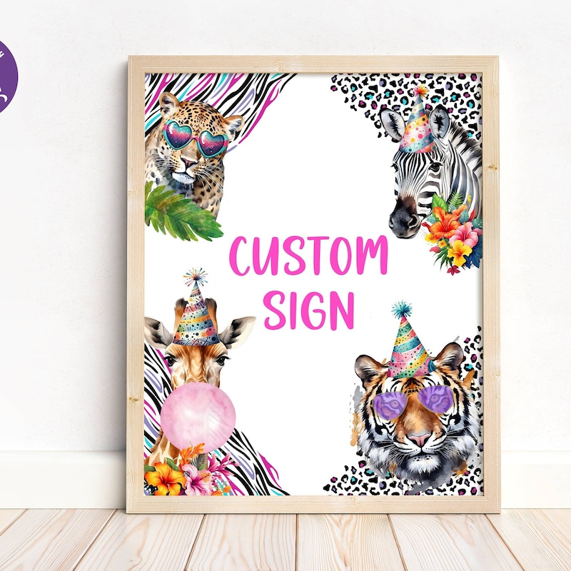 Animal Print Party - Etsy
