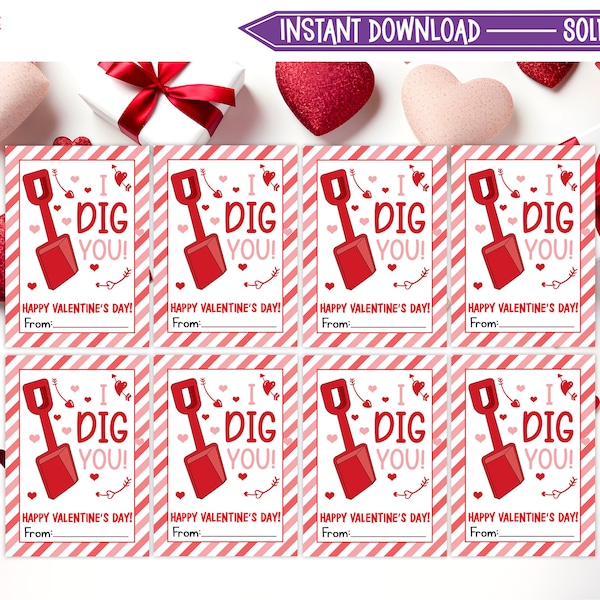 I Dig You Valentine - Etsy