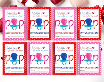 Ring Pop Valentine Printable Instant Download - Etsy