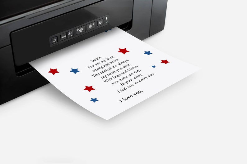 You Are My Hero Father's Day Handprint Art, Military, Soldier Gift ...