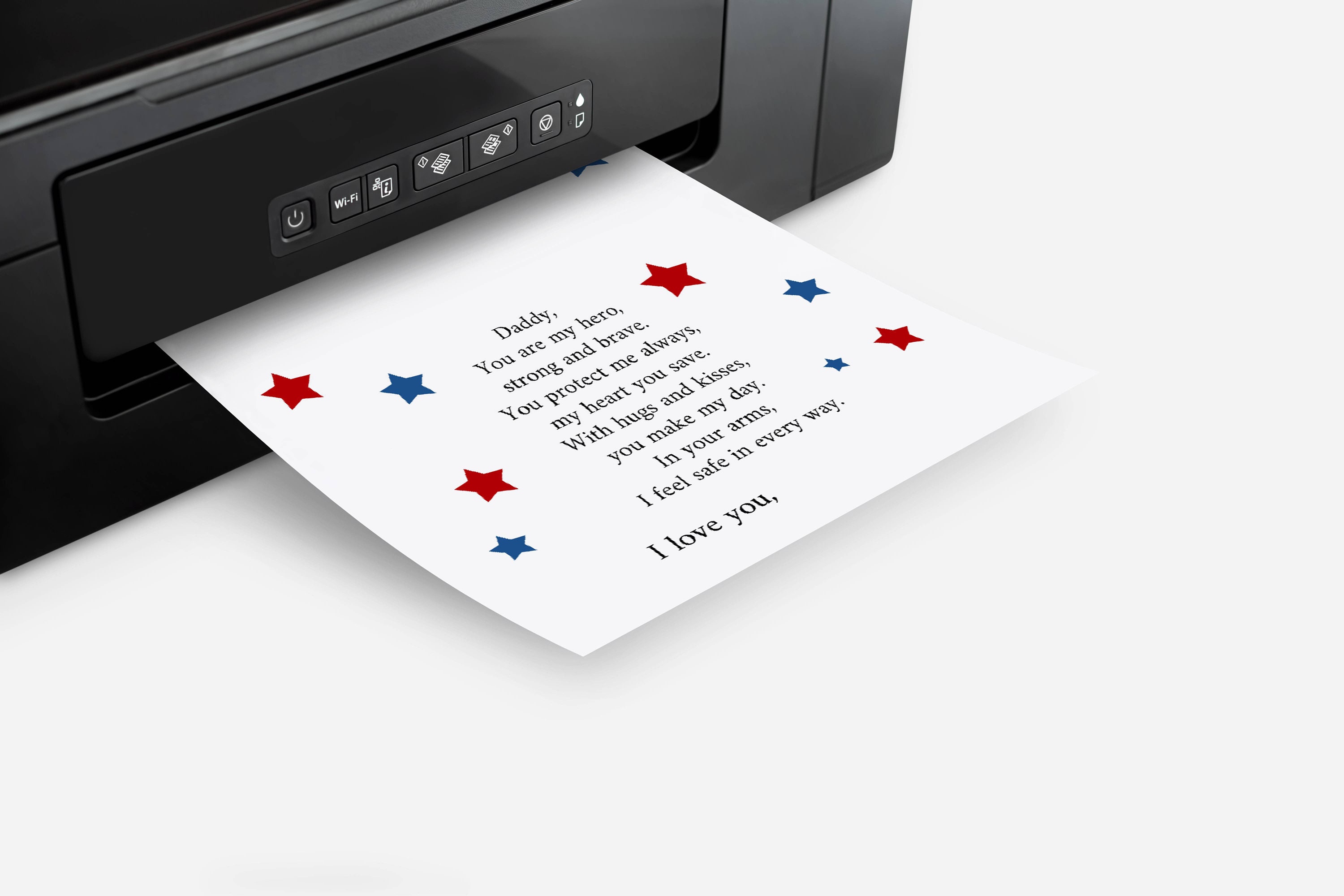 You Are My Hero Father's Day Handprint Art, Military, Soldier Gift ...