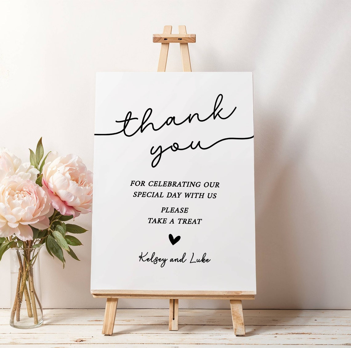 Wedding Favor Sign Template, Please Take a Favor Sign, Favor Sign ...