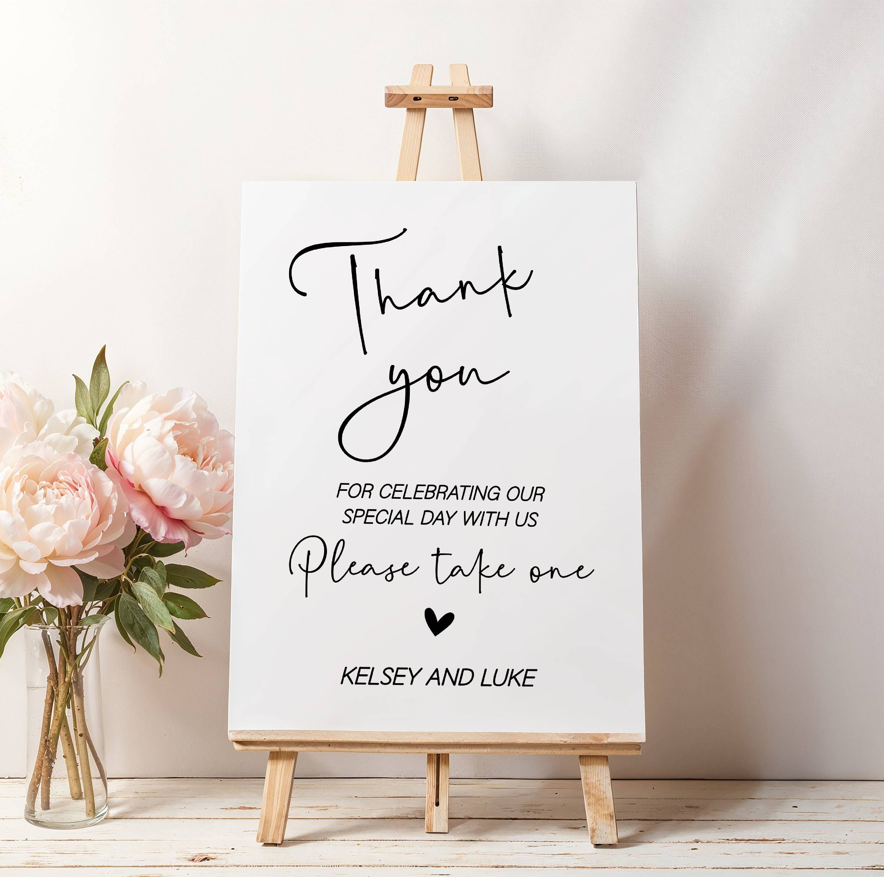 Wedding Favor Sign Template, Please Take a Favor Sign, Favor Sign ...