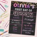 Editable First Day of School Sign, First Day of School Poster ...
