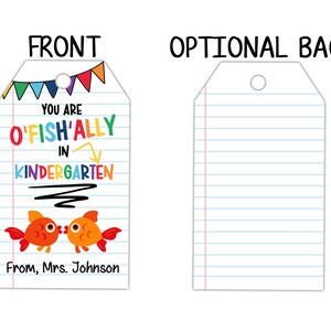 Editable Back to School Favor Tag, Back to School Treat Tag, Teacher ...