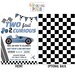 Printable Two Fast 2 Curious Birthday Invitation, Two Fast Race Car ...