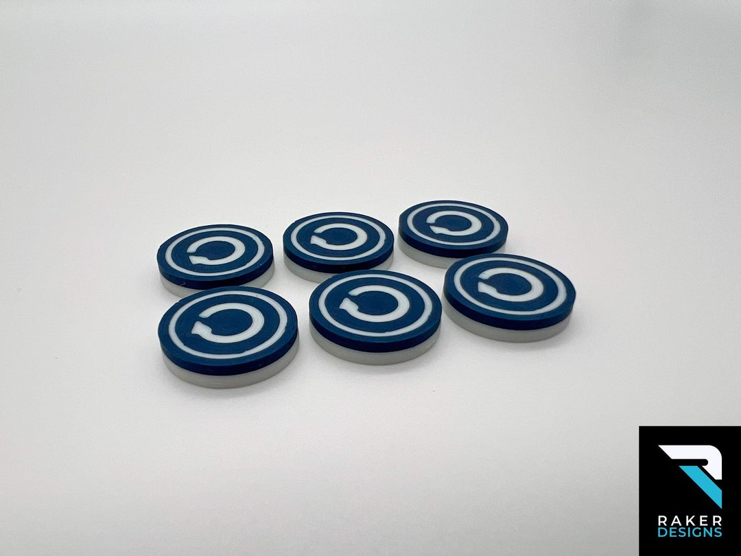 Pass Tokens | Set of 6 (15mm X 3mm) - Etsy
