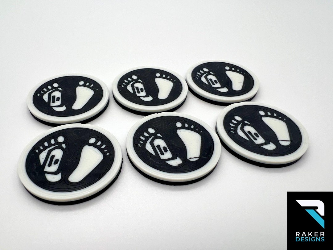 Corpse Tokens | Set of 6 (30mm X 3mm) - Etsy