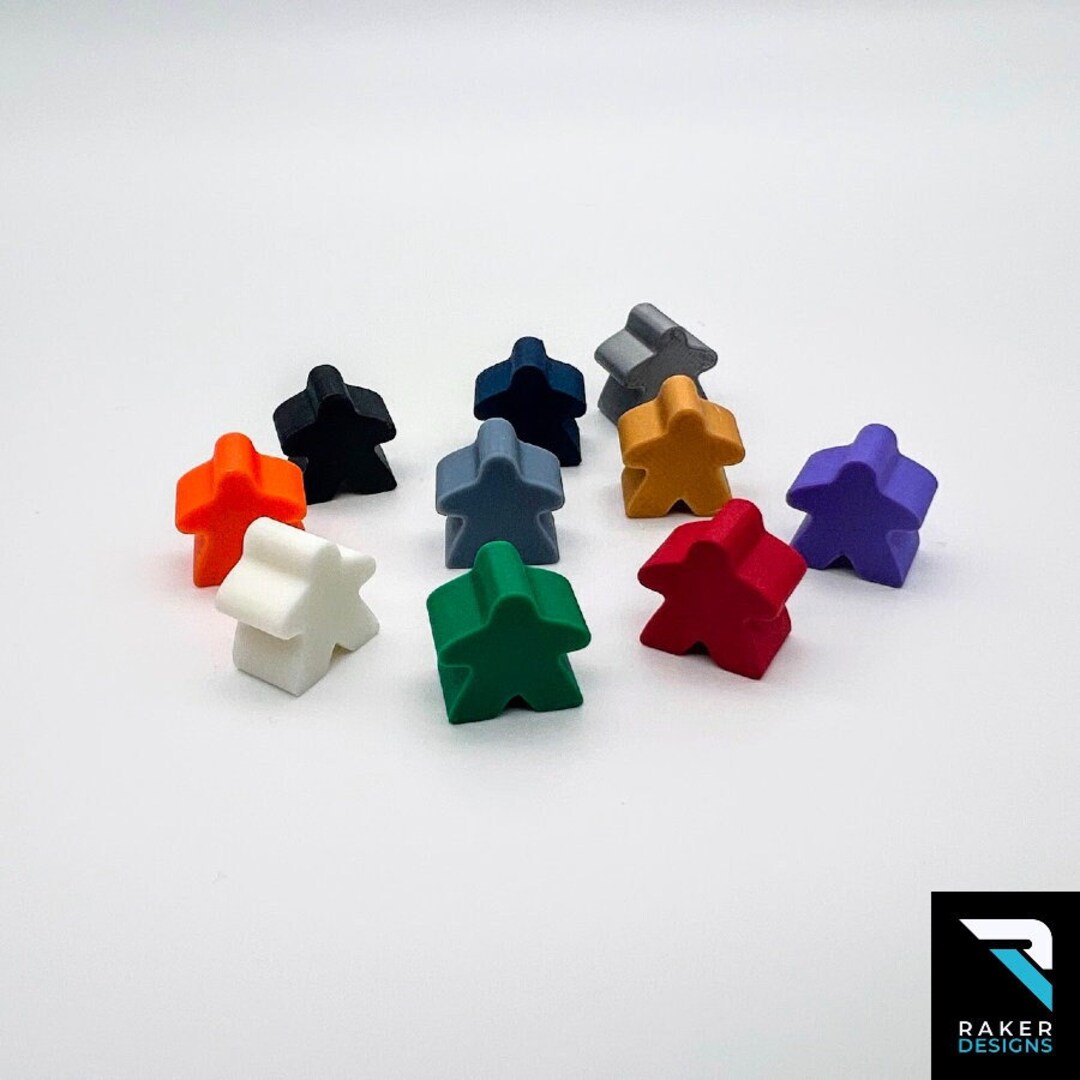 Meeples 12x12x7mm Single Color, Custom Board Game Pieces 10-pack - Etsy