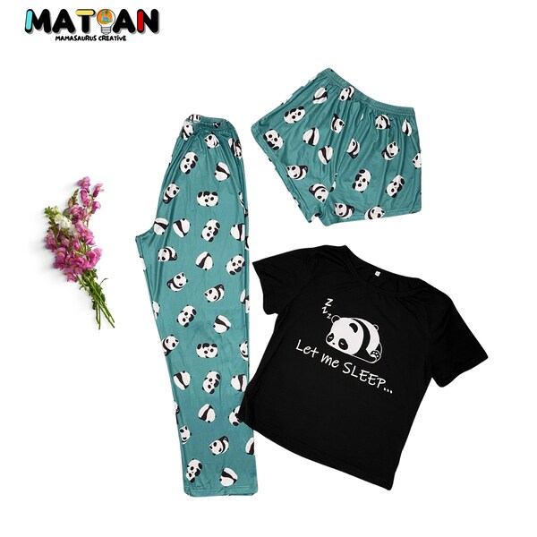Panda Pajamas - Etsy