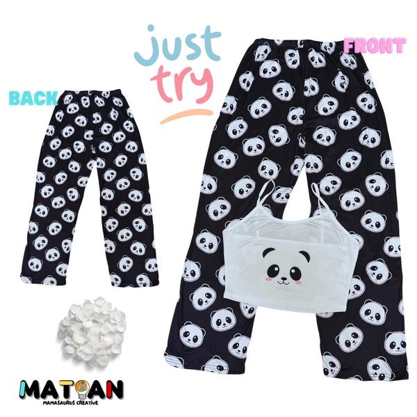 Girls Panda Pajamas - Etsy