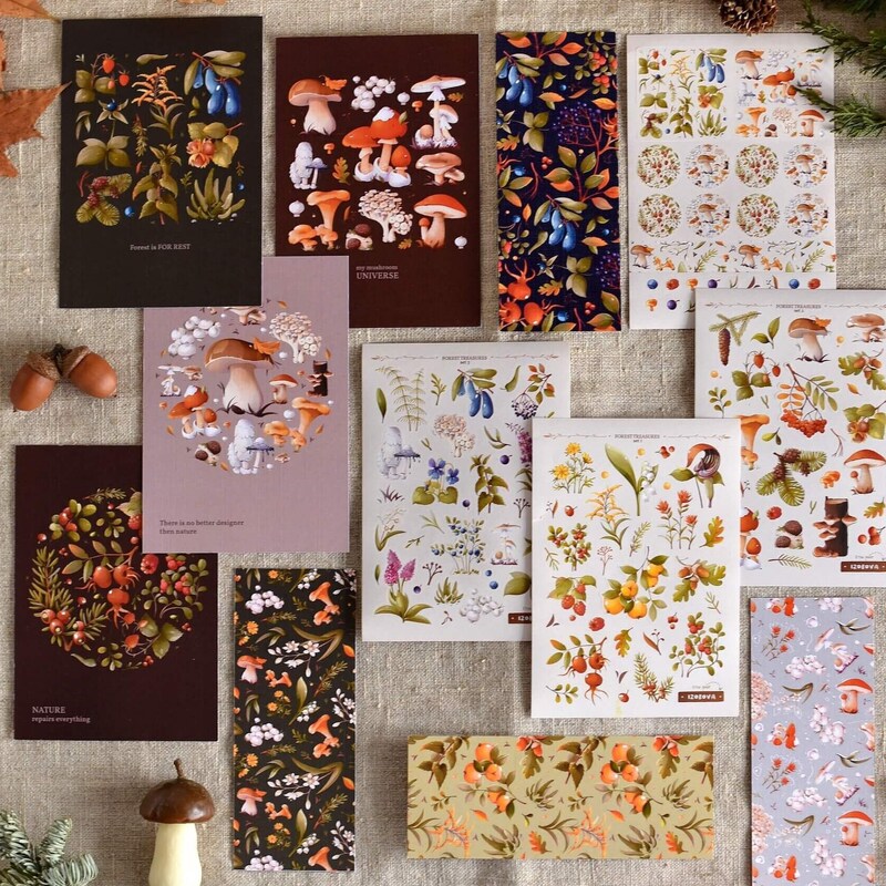 Nature Wall Stickers - Etsy