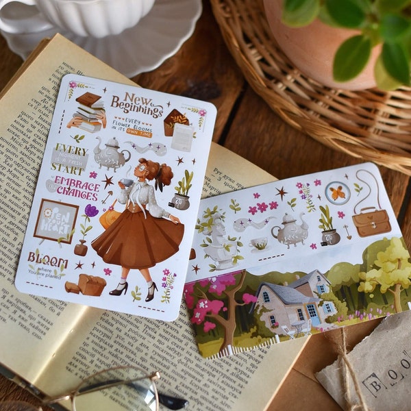 Nature Stickers - Etsy