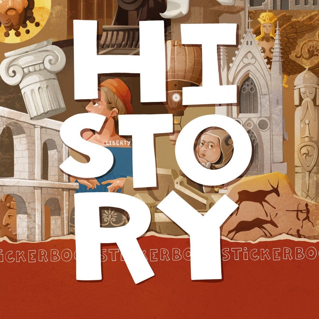 History Sticker Book Medieval Stickers Knights and Religious Medieval ...