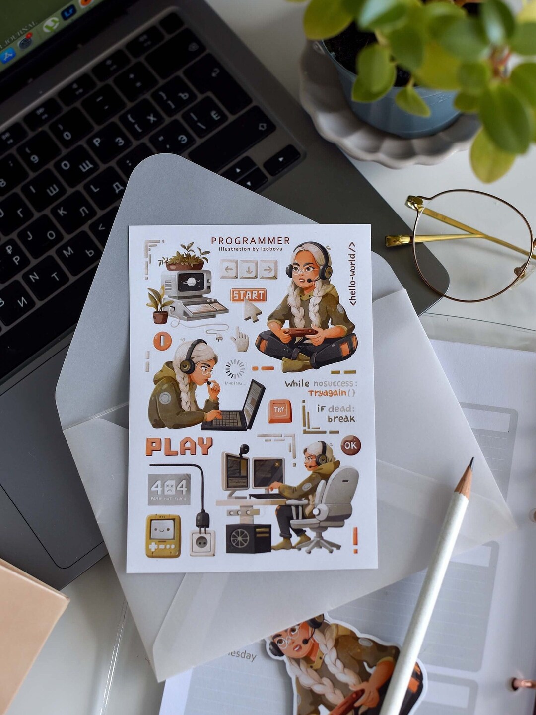 Programmer Sticker Sheet - Etsy