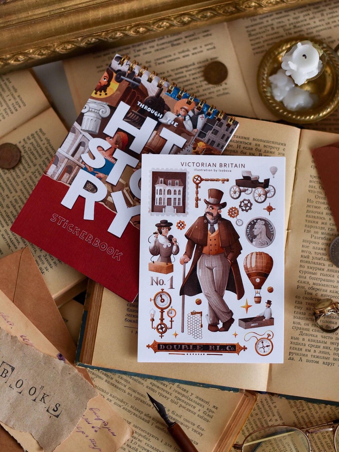 Victorian Britain Sticker Sheet: History Collection - Etsy