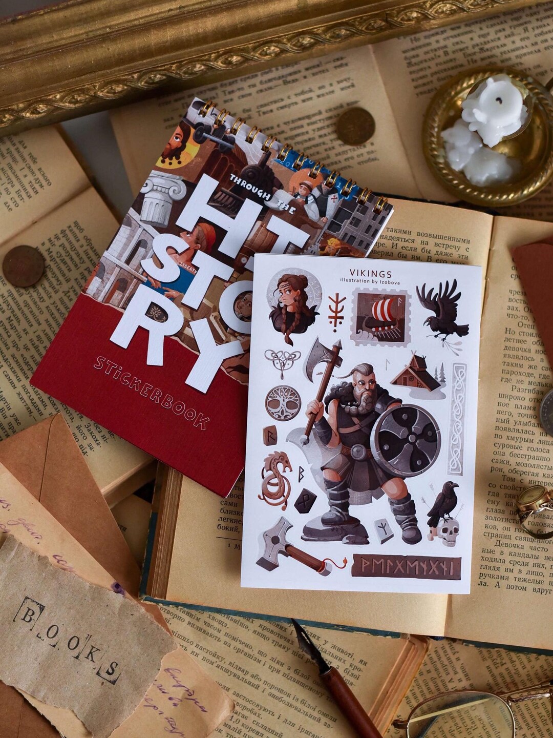 Vikings Sticker Sheet: History Art Stickers - Etsy