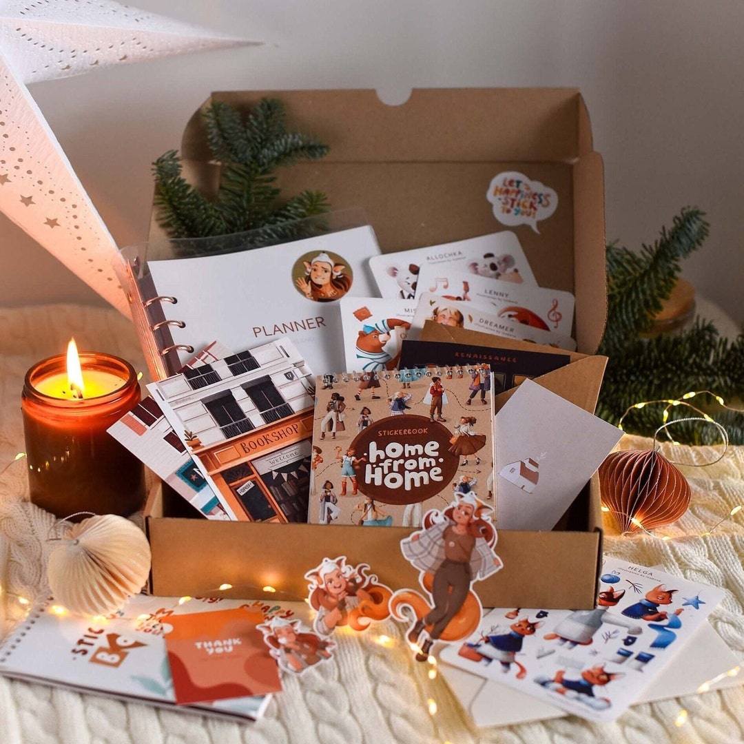 Mystery Stationery Box Sticker Gift Set Journal Set 2025 Random Sticker ...