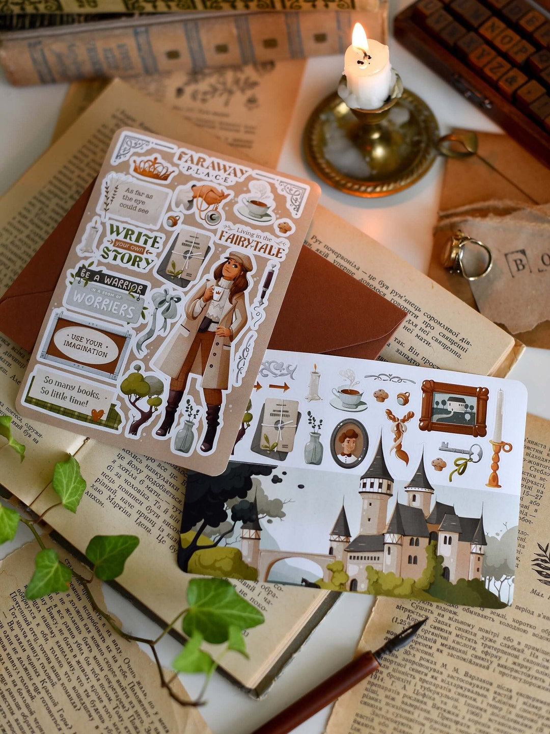 Princess of Wales Stickers Old Castle Sticker Sheet Adorable Stickers ...