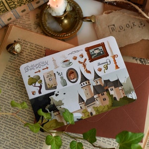 Princess of Wales Sticker Sheet: Fairytale Books & British Royal Crown ...