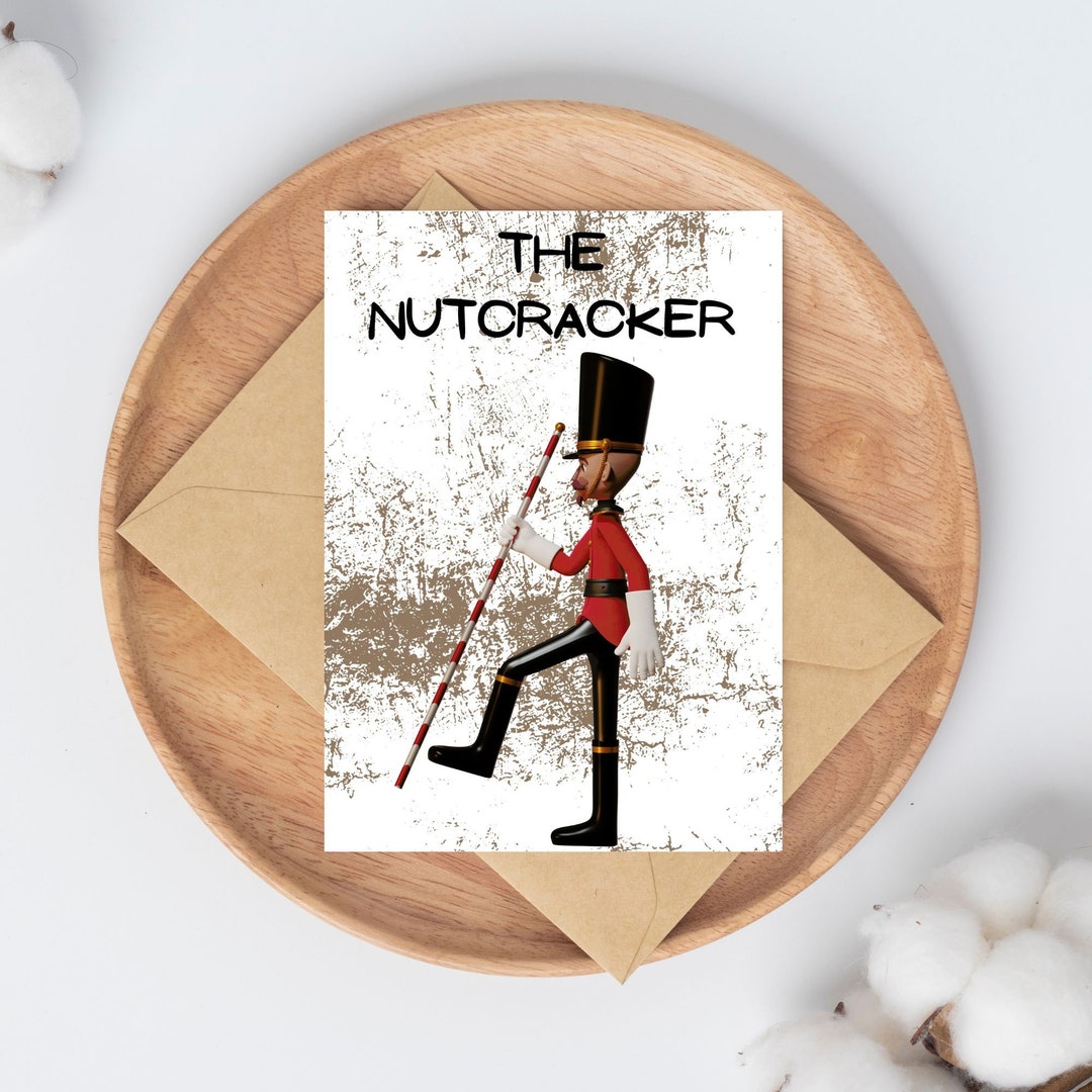 Nutcracker Christmas Card Dad Christmas Card Husband Holiday - Etsy