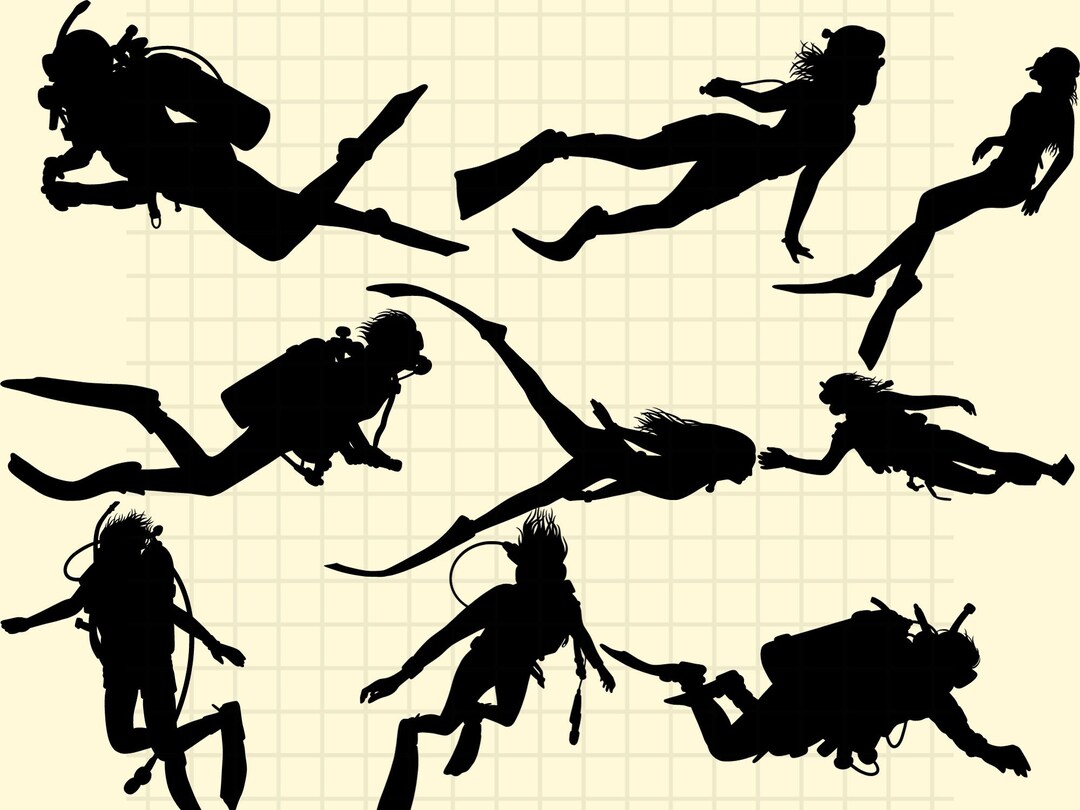 Scuba diving svg bundle cricut scuba diving png bundle scuba diver svg ...