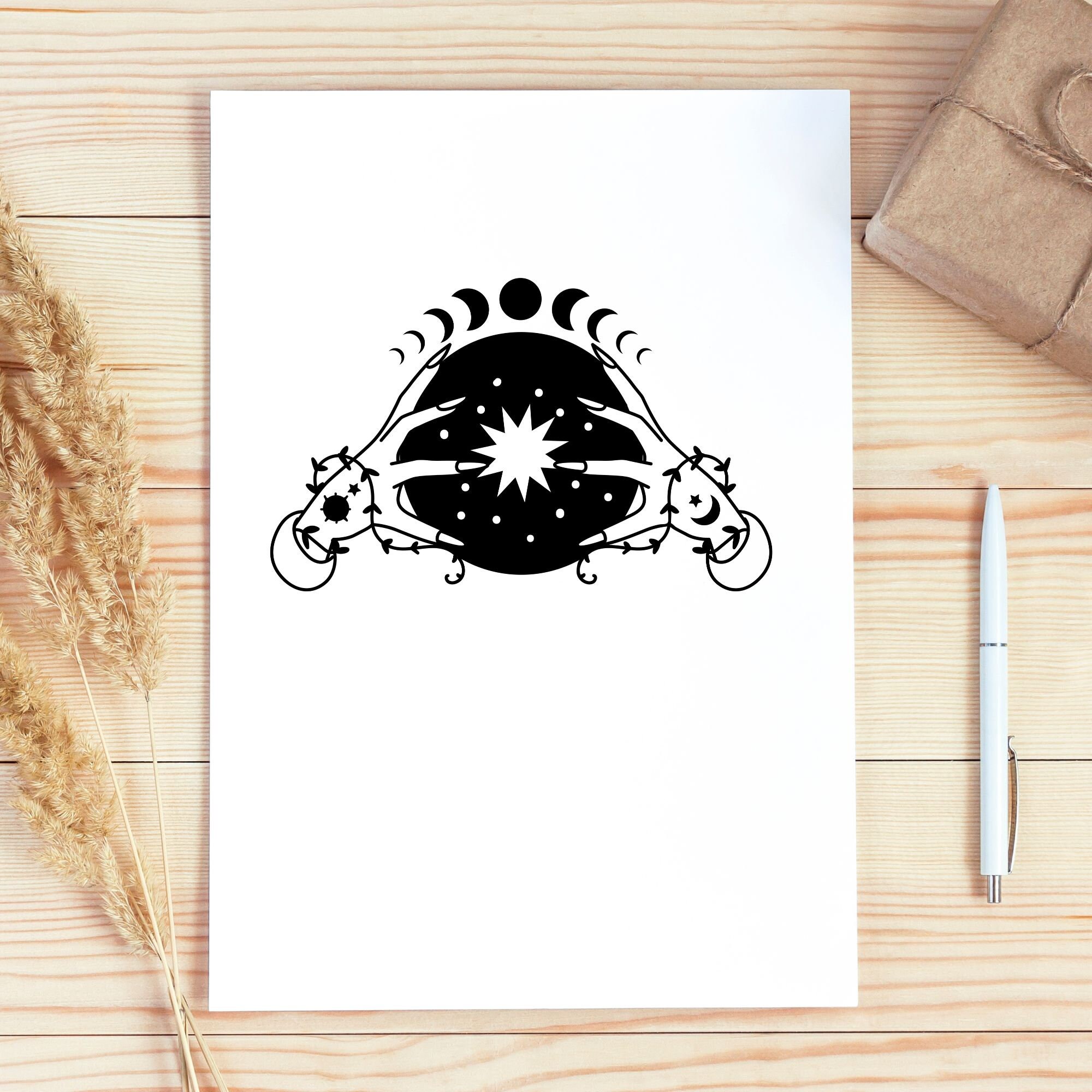 Mystical Svg Celestial Svg Bundle Witchcraft Svg Mystical Svg for ...