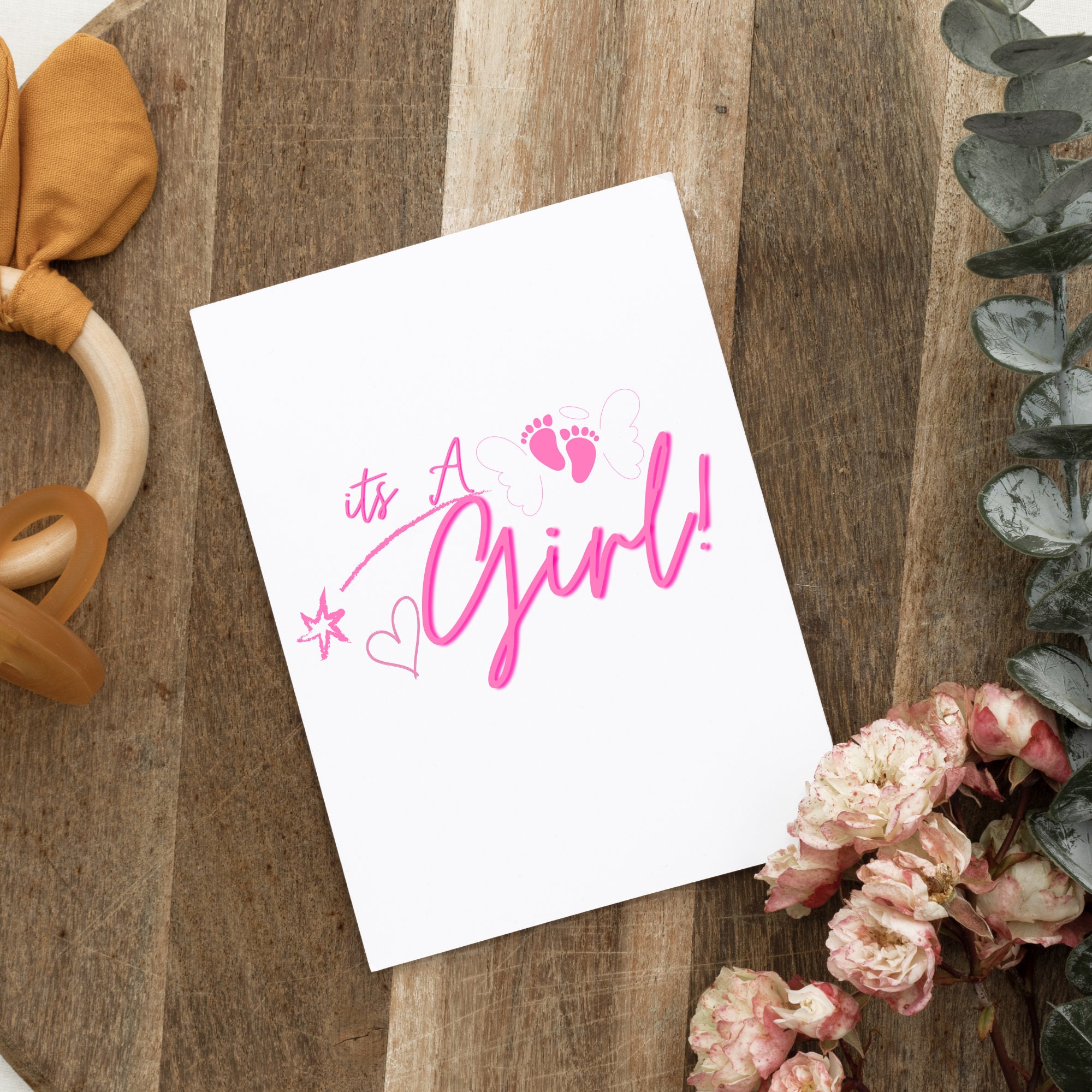 Its a Girl Svg /baby Shower Svg /girl Svg/svg File for Cricut/digital ...