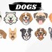 Dog Svg Bundle/dog Svg Png Clipart Illustration/dog Lover Svg - Etsy