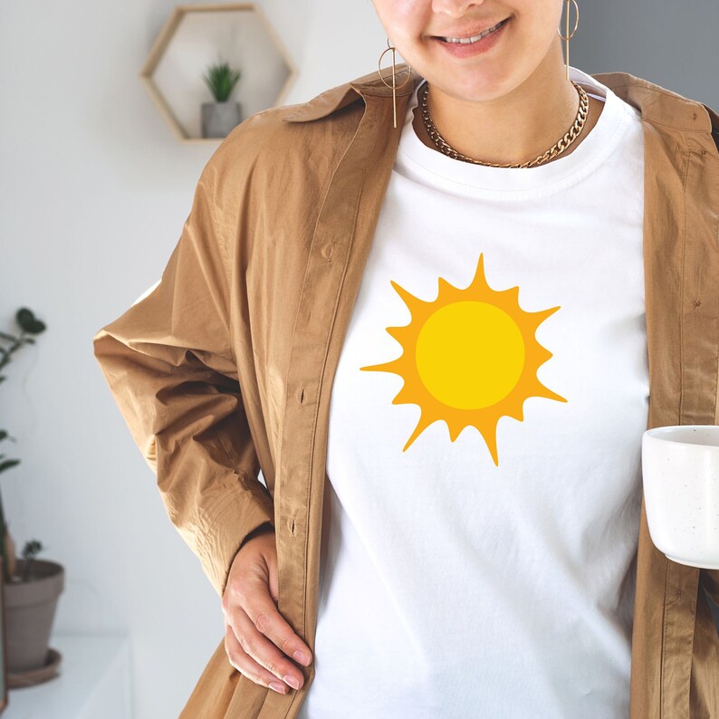 Sun SVG Sun Cut File Sun Clipart Sunshine Svg Summer Svg - Etsy