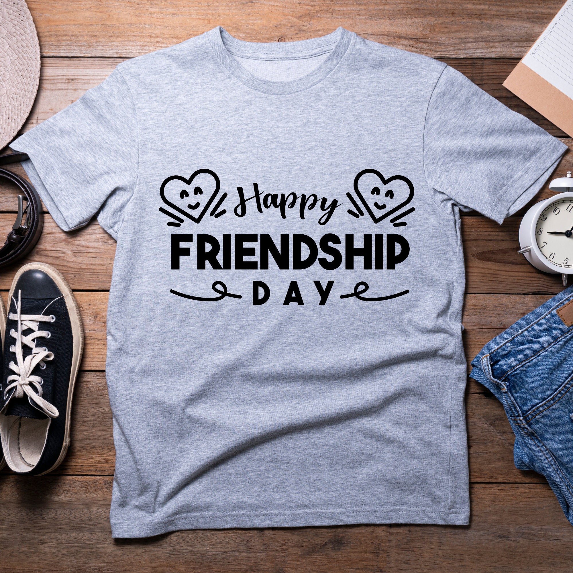 Happy Friendship Day Svg Bundle Cute Friendship Shirt Design Best ...