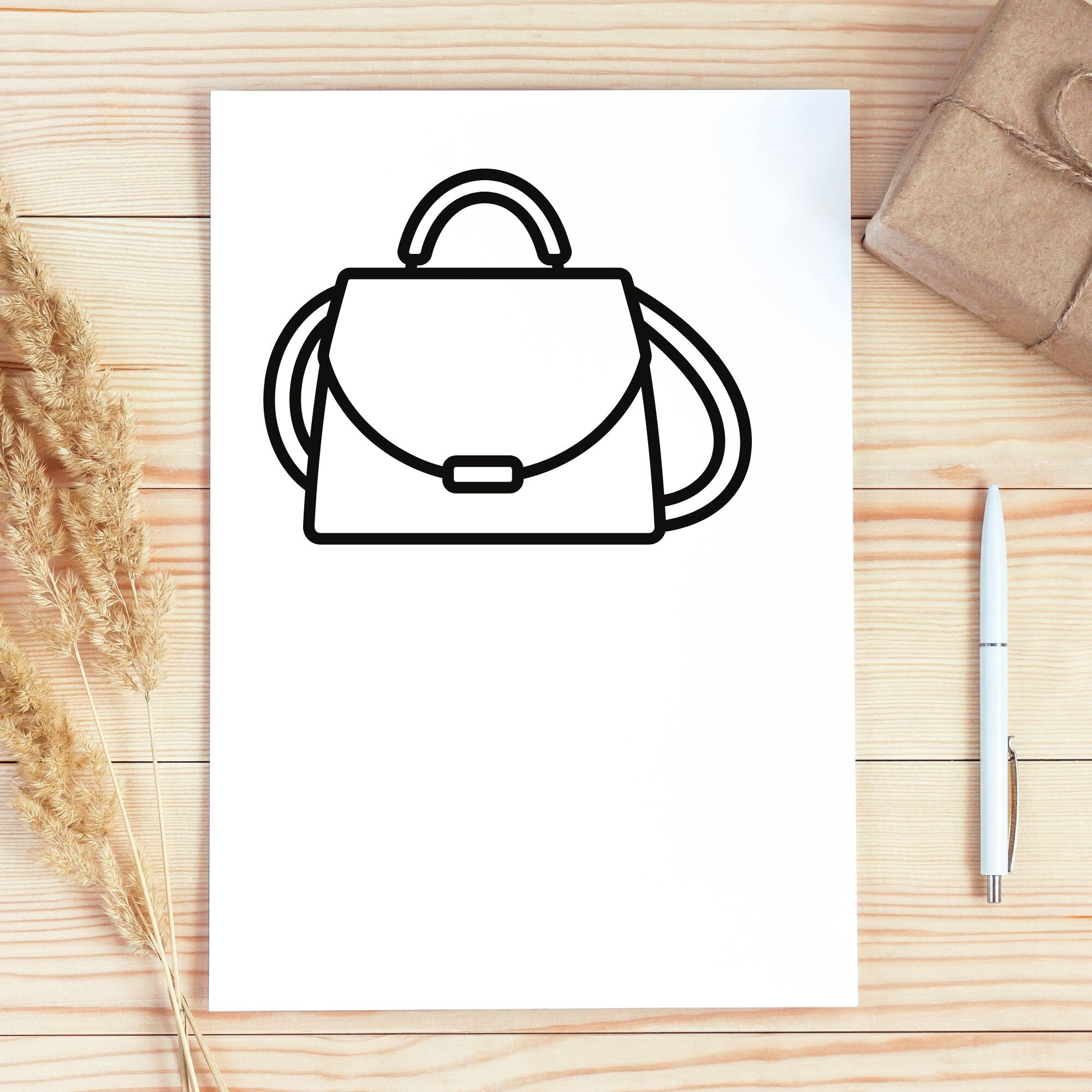 Handbag SVG Purse SVG Hand Purse Svg Fashion Svg Purse Circut Handbag ...