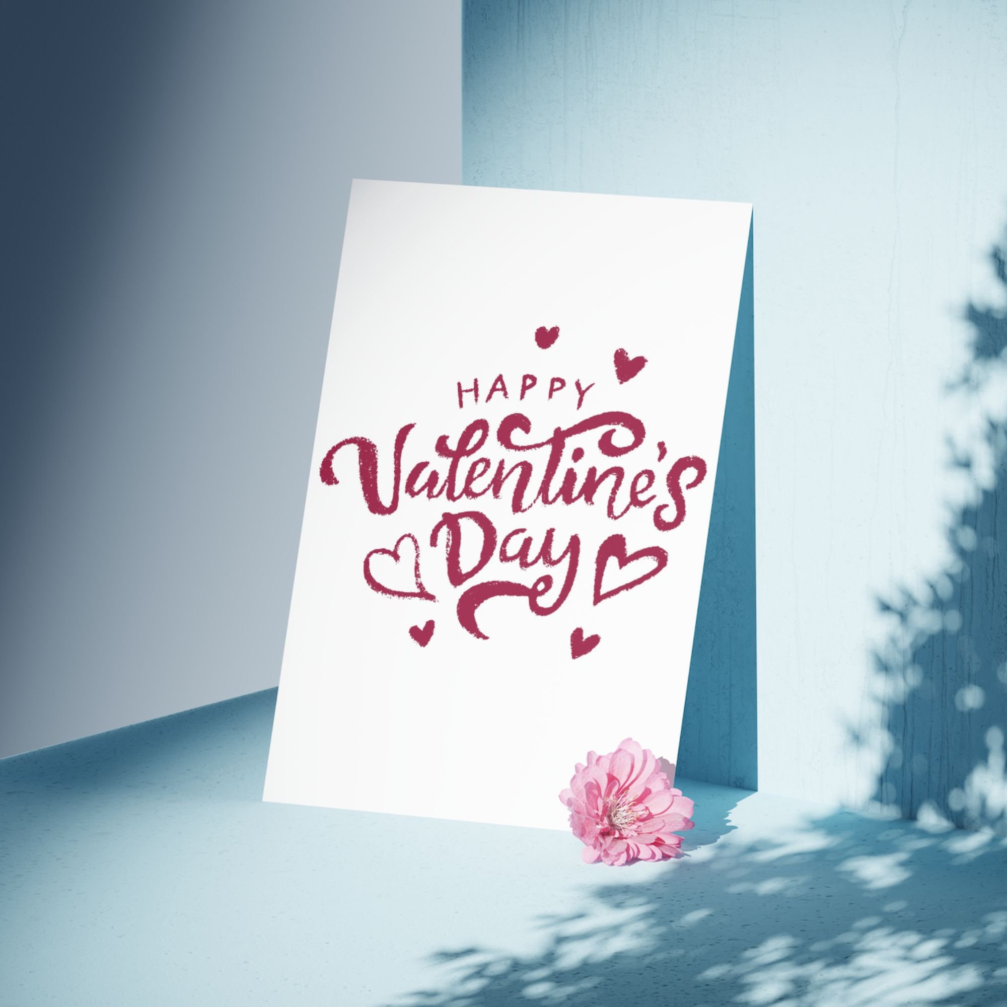 Printable Valentine Card, Printable Heart Valentine's Day Card ...