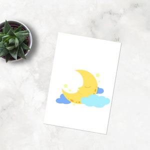 Moon Clipart Good Night SVG Moon PNG Sweet Dreams Planet - Etsy