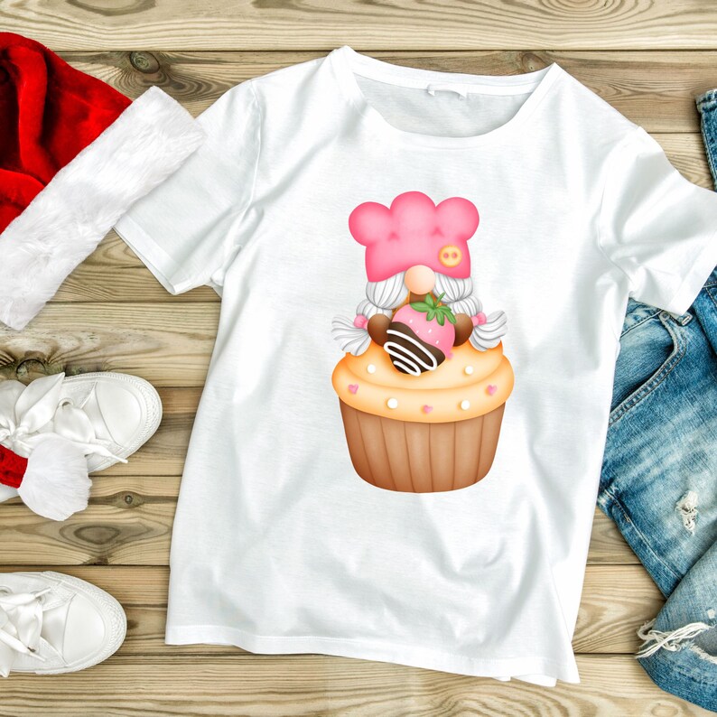 Baker Gnome SVG Gnome Bakery Digital Stamps Kitchen Gnomes Clipart ...