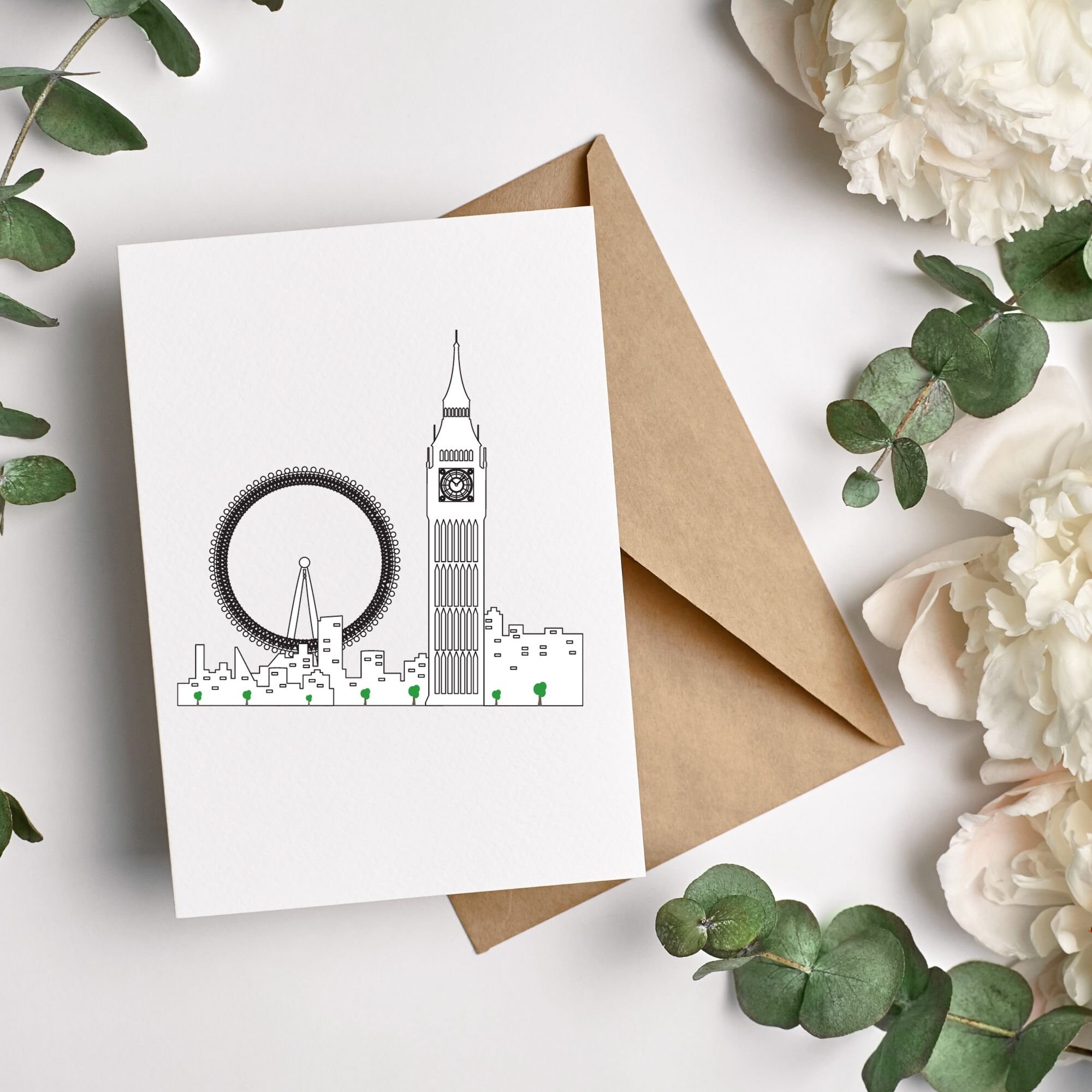 London SVG Digital Download England DXF London Silhouette London Cricut ...