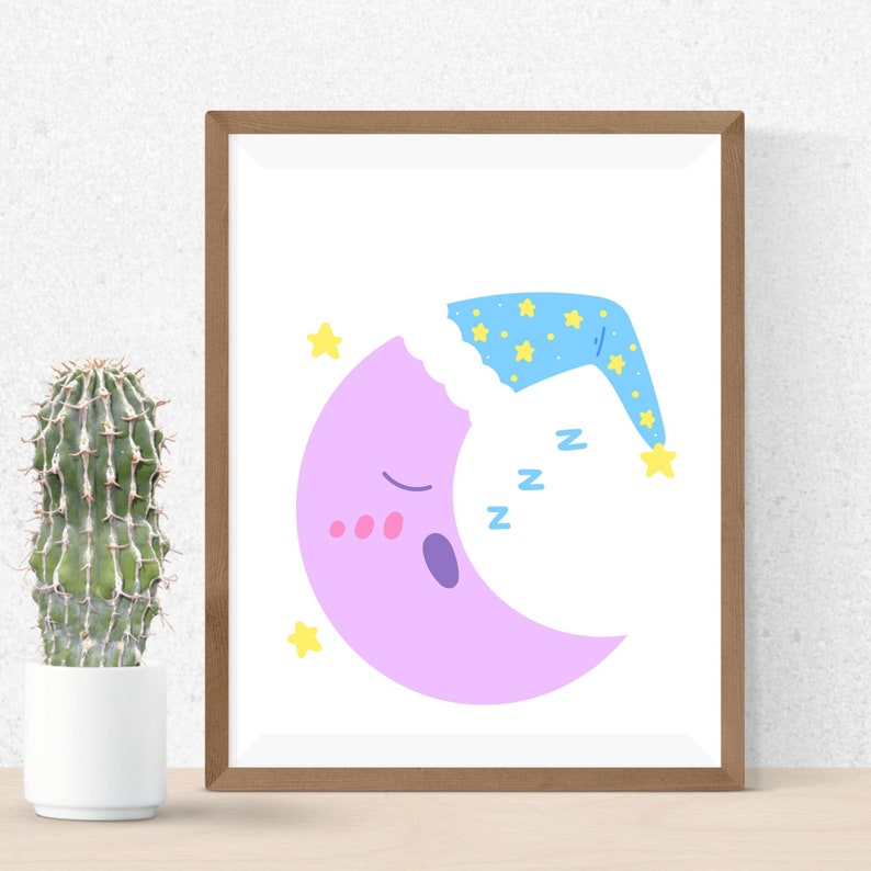 Moon Clipart Good Night SVG Moon PNG Sweet Dreams Planet - Etsy