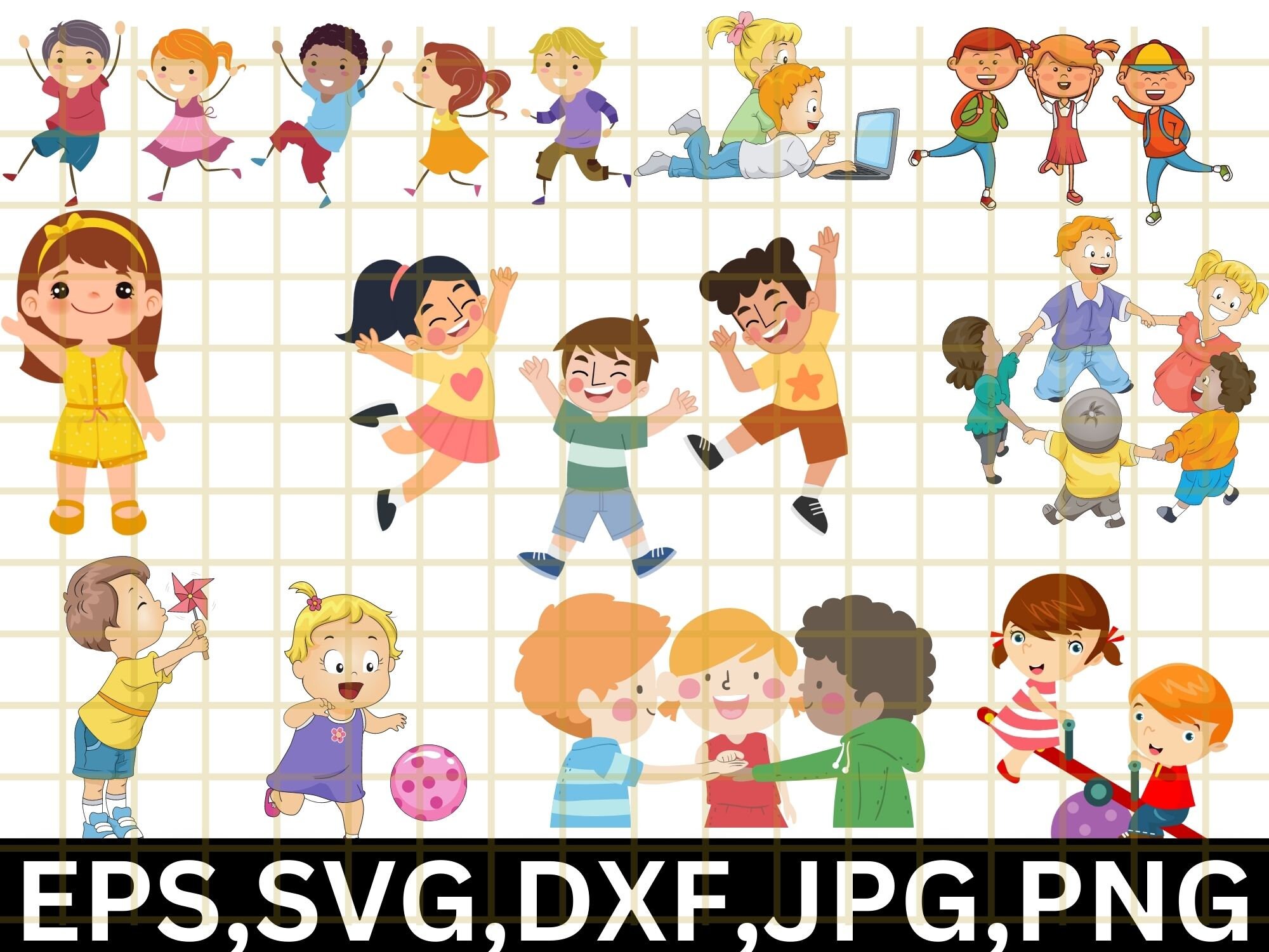 Kids Svg Kids Png Kids Svg Bundle Kids Png Bundle Cartoon Svg Bundle ...