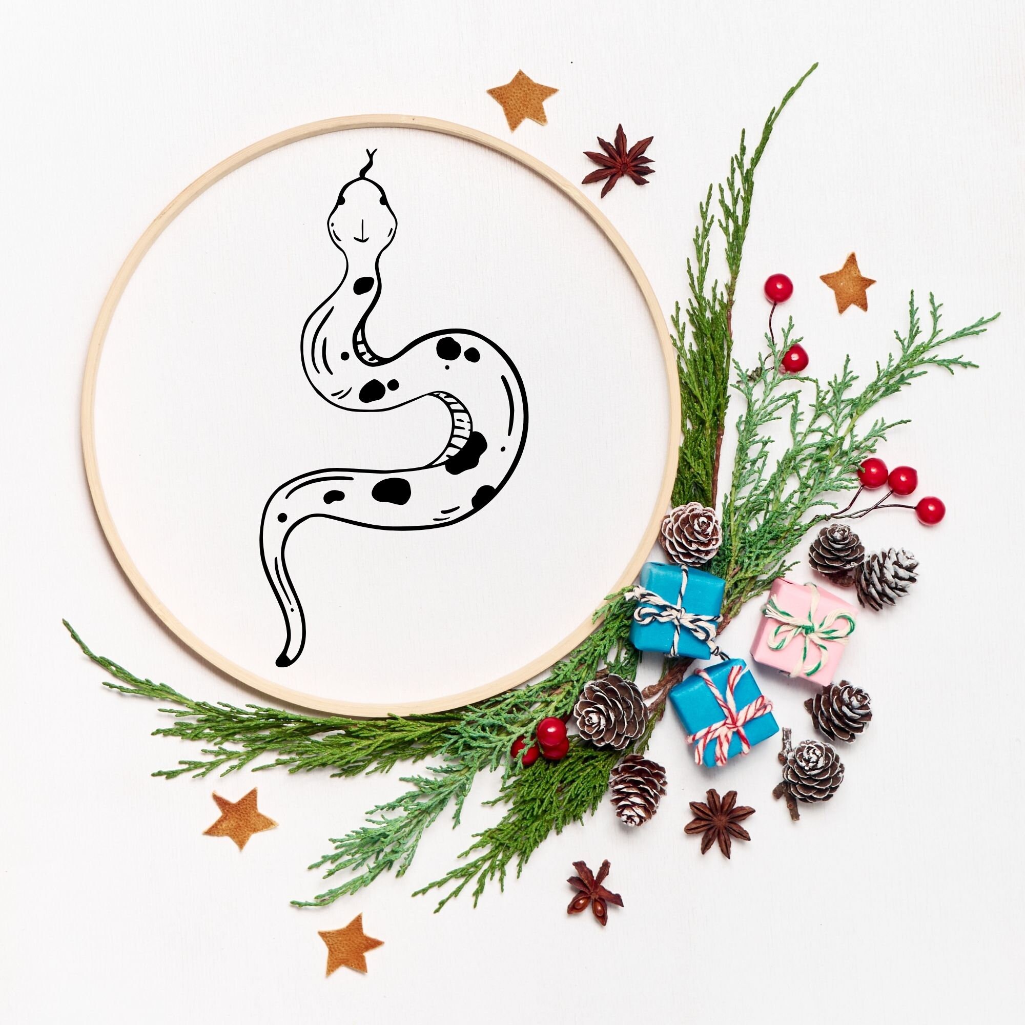 Celestial Snake Svg Bundle/floral Snake Svg Bundle/snake With - Etsy