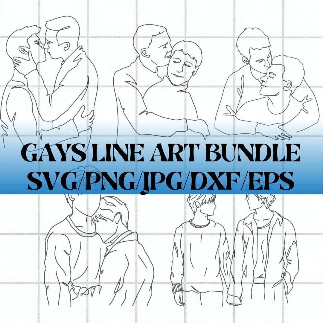 Gays Line Art Svg Bundle Gays Svg Bundle Love Line Art Svg Bundle Line