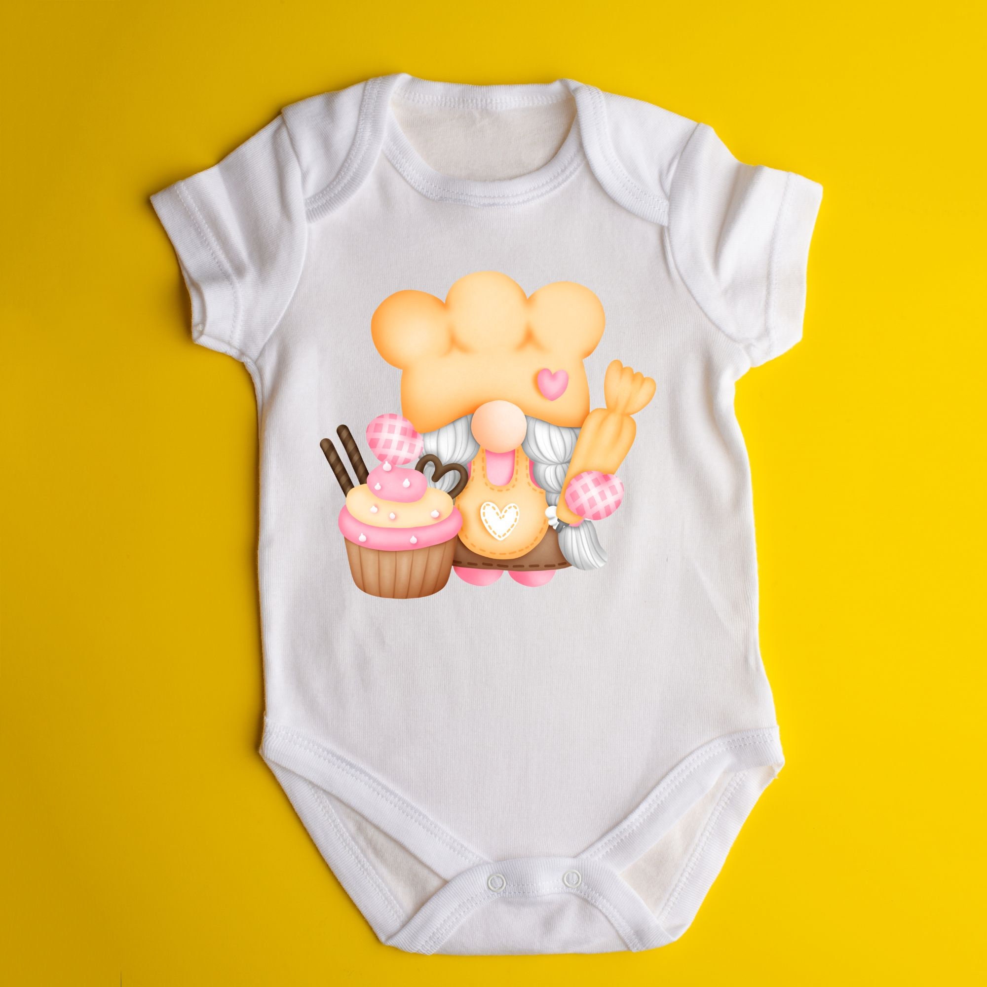 Baker Gnome SVG Gnome Bakery Digital Stamps Kitchen Gnomes Clipart ...