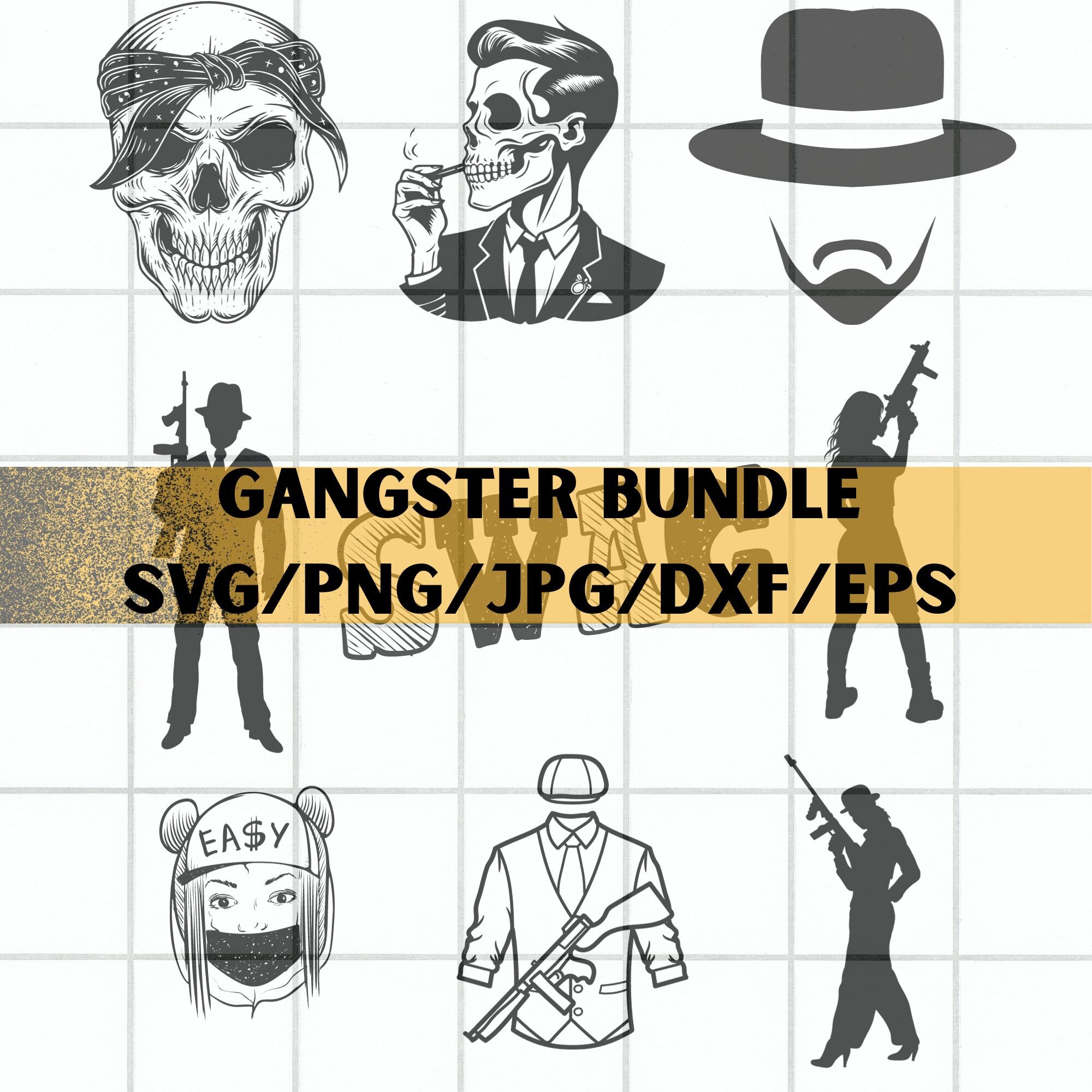 Gangster Svg Bundle/gangster Women Svg Pack/criminal Bad Girl Svg ...