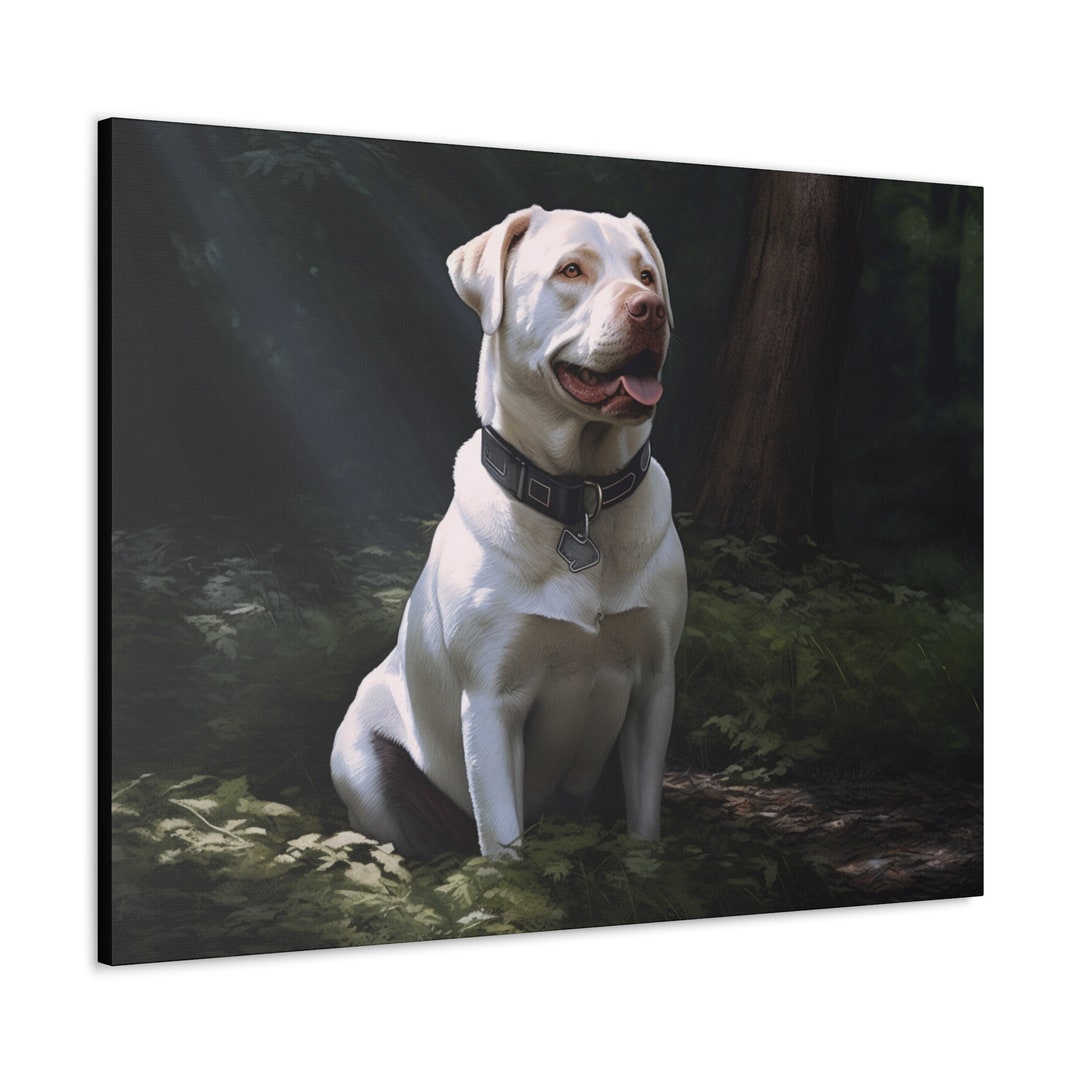 Rottweiler Poster, Albino Rottweiler Art, Cute Dog Poster, Rottweiler ...
