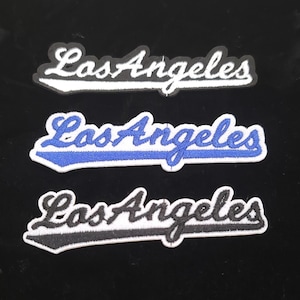 Los Angeles Blue Patch – 4x1 Inch Iron-on or Sew-on | California City ...