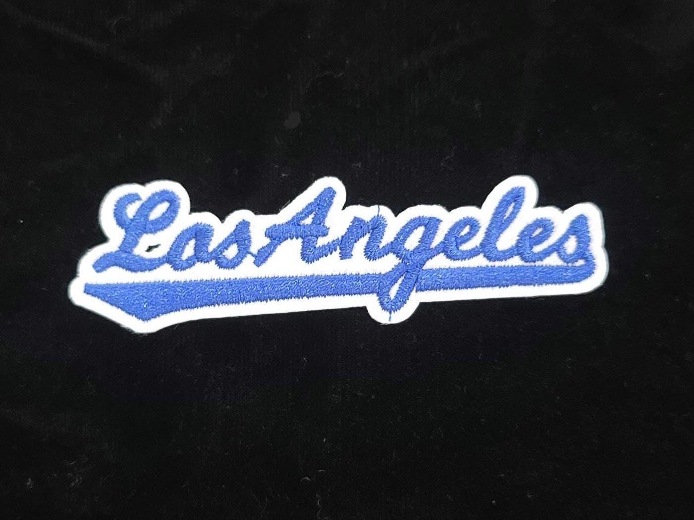 Los Angeles Blue Patch – 4x1 Inch Iron-on or Sew-on | California City ...